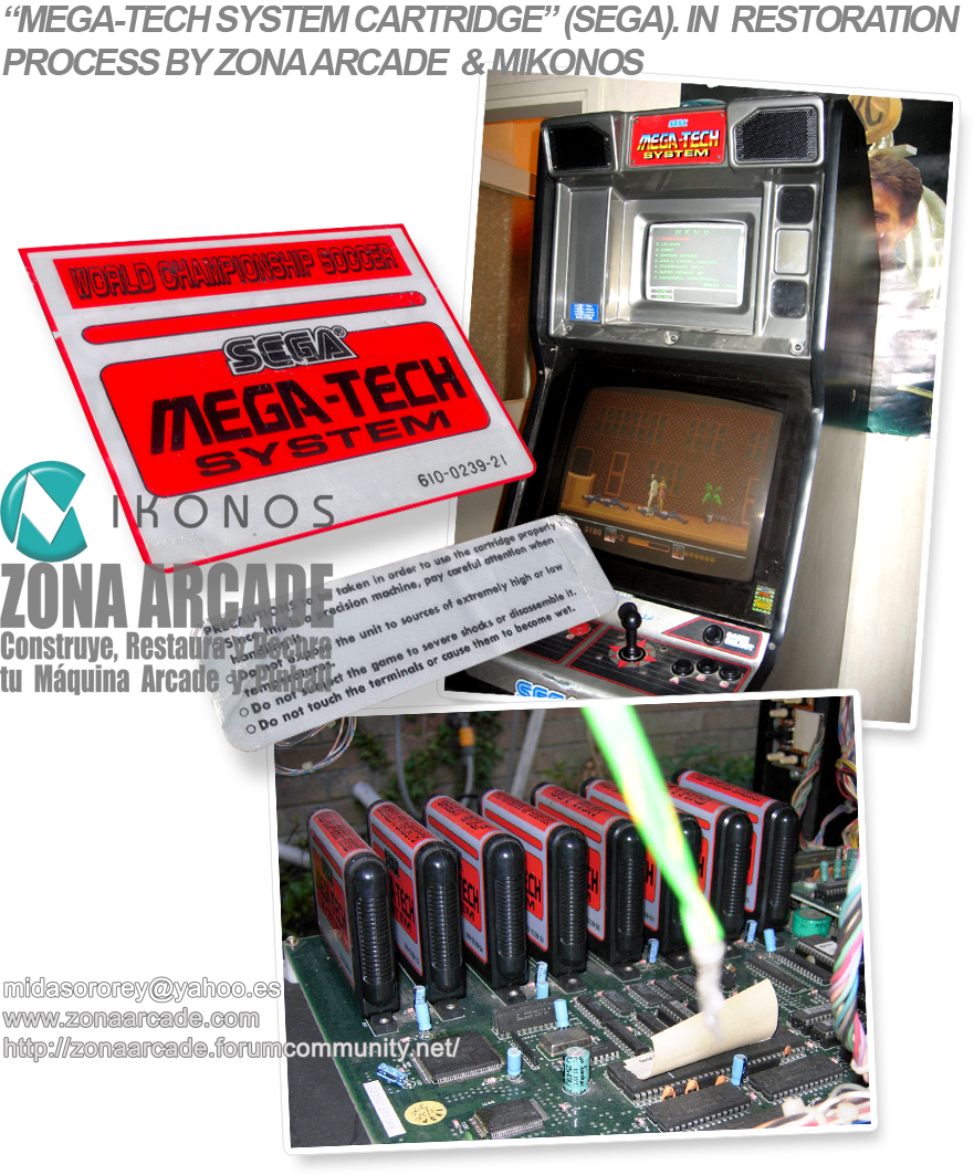 Tenemos "MEGA-TECH CARTRIDGE LABELS" (SEGA) escaneadas para su restauración en Zona Arcade